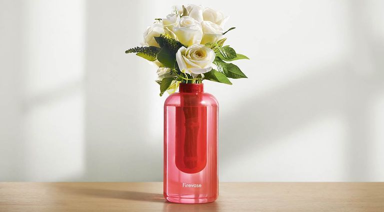 Firevase - The Throwable Fire Extinguisher Flower Vase - Leona Creo