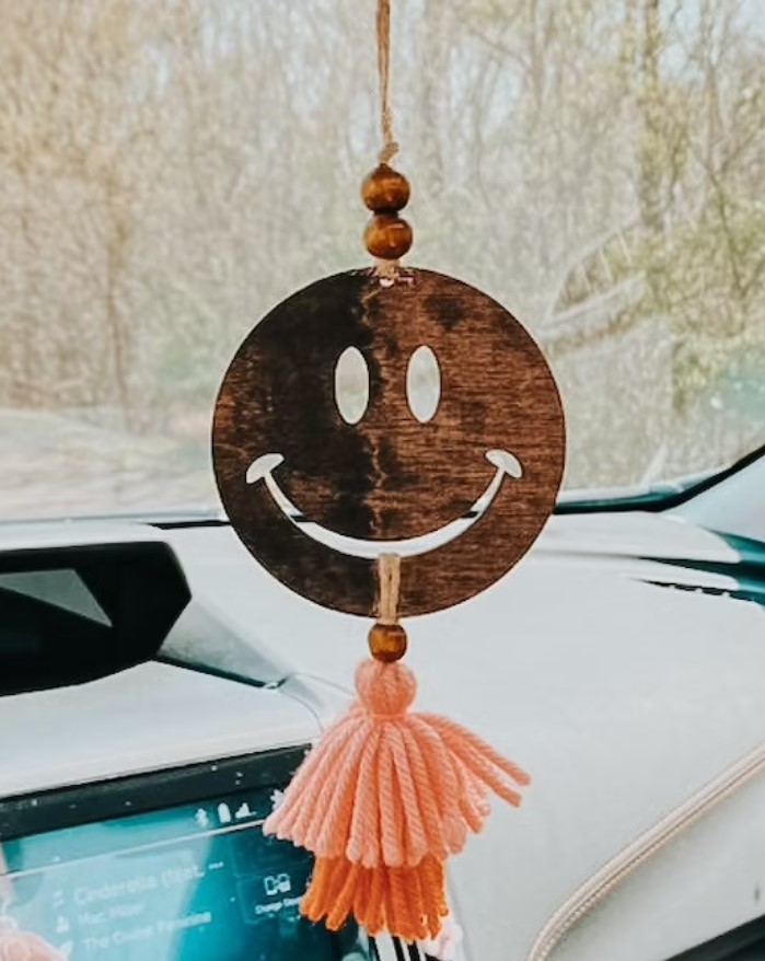 Handmade Wood Car Charms - Leona Creo